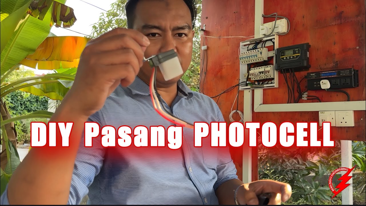 PAKAR ELEKTRIK : DIY Install Photocell | Auto Switch Control by Light ...