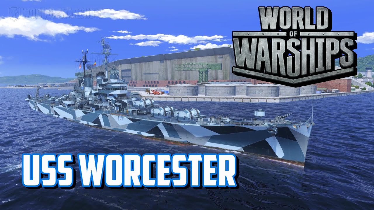 World of Warships - USS Worcester - YouTube