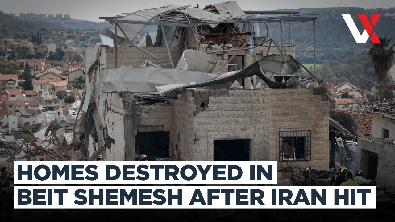 Aftermath Scenes | Debris & Rubble Across Region As Iranian Missiles ...
