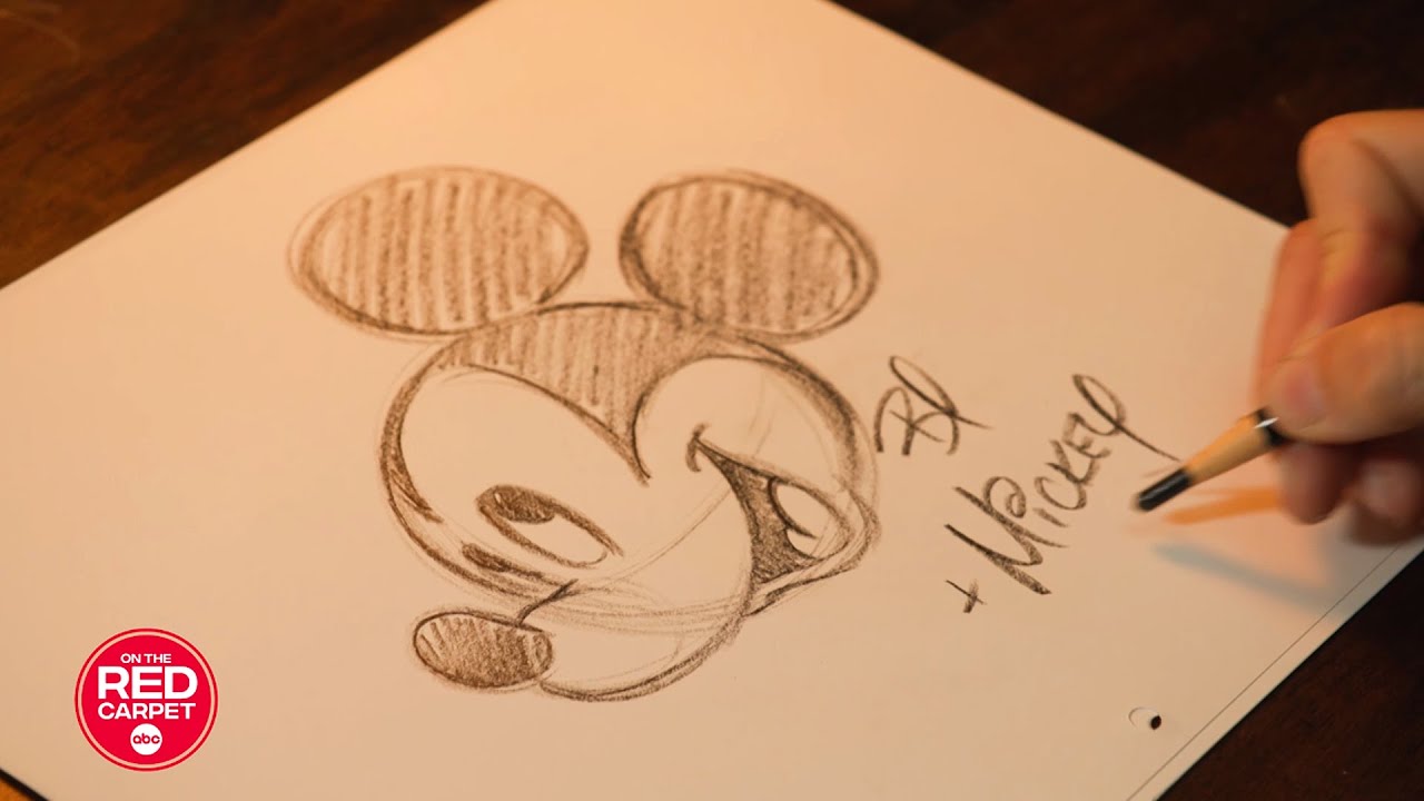 Learn to draw Mickey Mouse from the official voice of Mickey, Bret Iwan ...