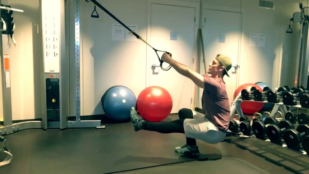 Progression To Pistol Squat Using The TRX - YouTube