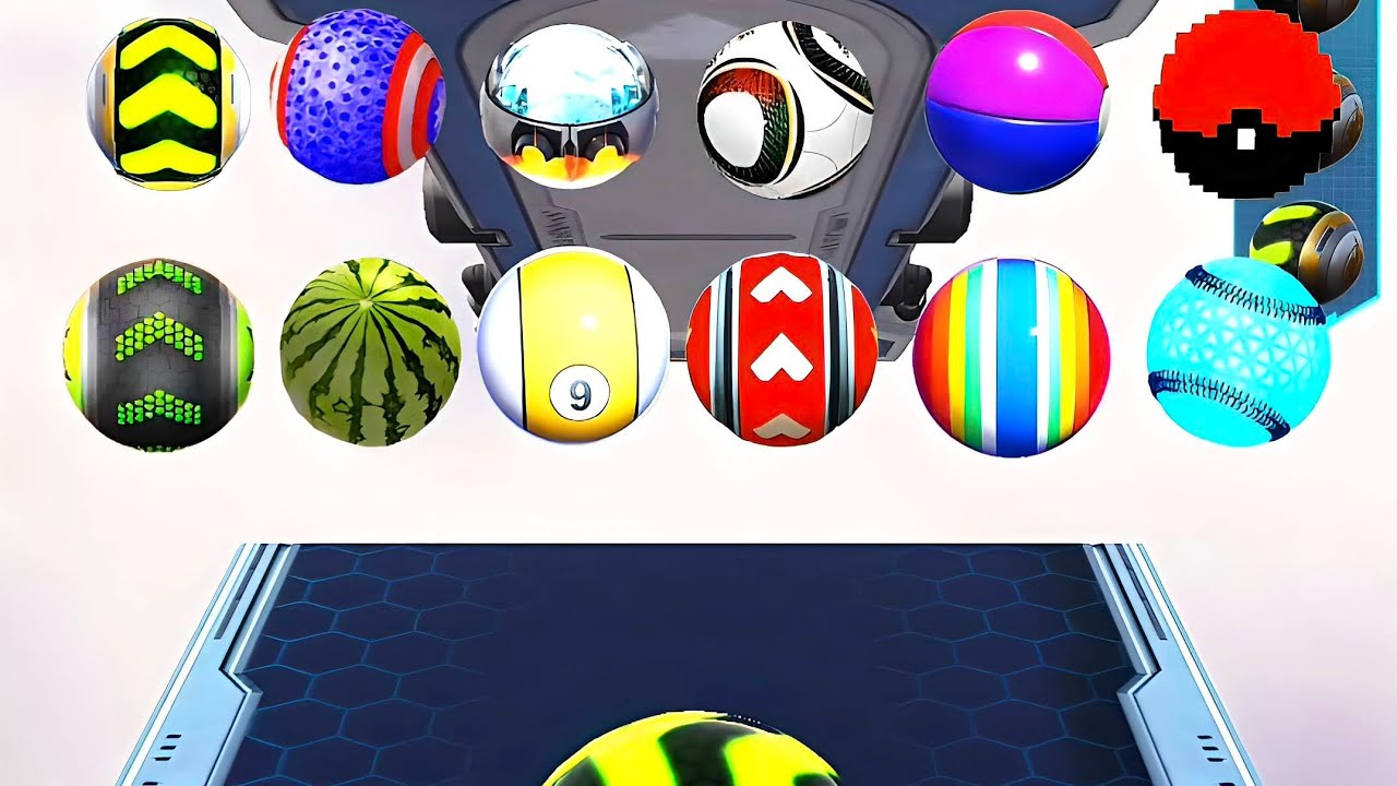 Going Ball 🏆 Hard Level Games) Walkthrough 1 Ball Winner Challenge Race ...