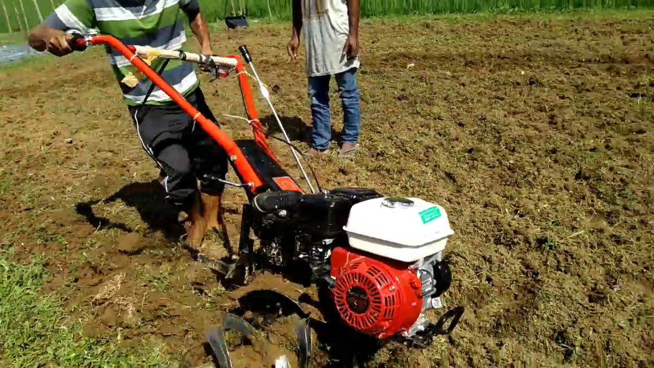 Mesin pengolah tanah pertanian. HONDA 5.5 - YouTube