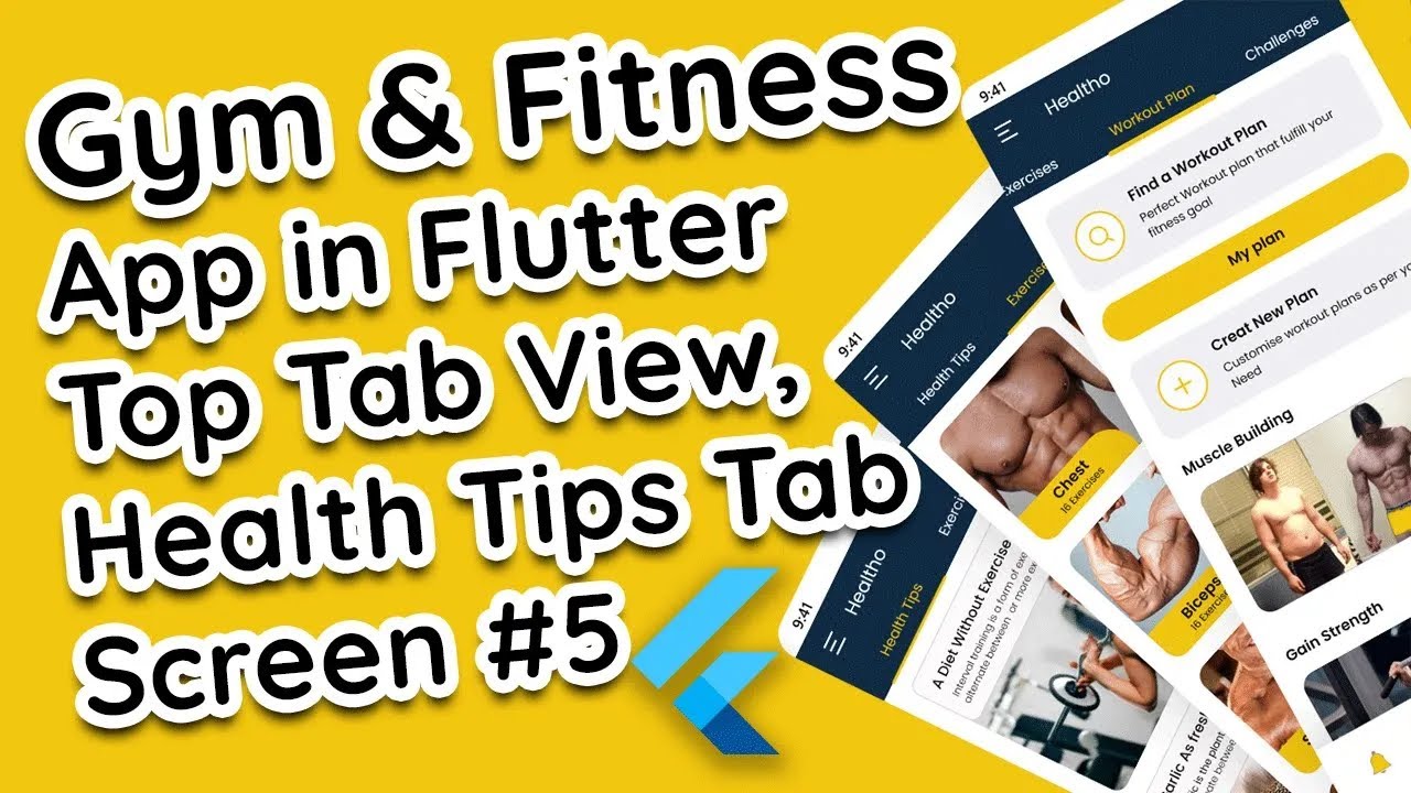 Top TabView & Health Tips Tab Screen | Self Trainer Gym and Fitness ...