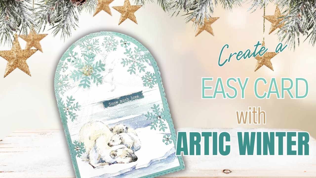 Winter card with Artic winter Collection. - YouTube