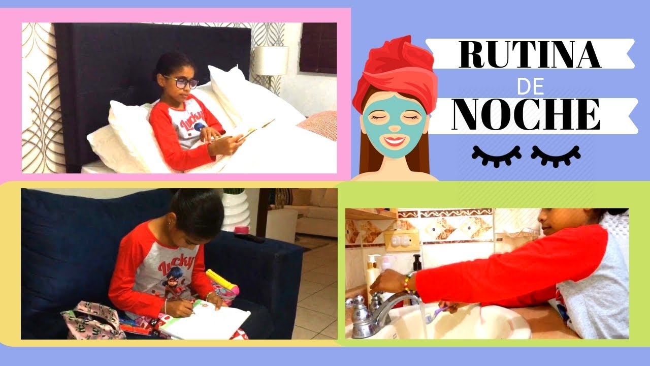 My Night Routine / Mi Rutina de Noche -B♡ - YouTube