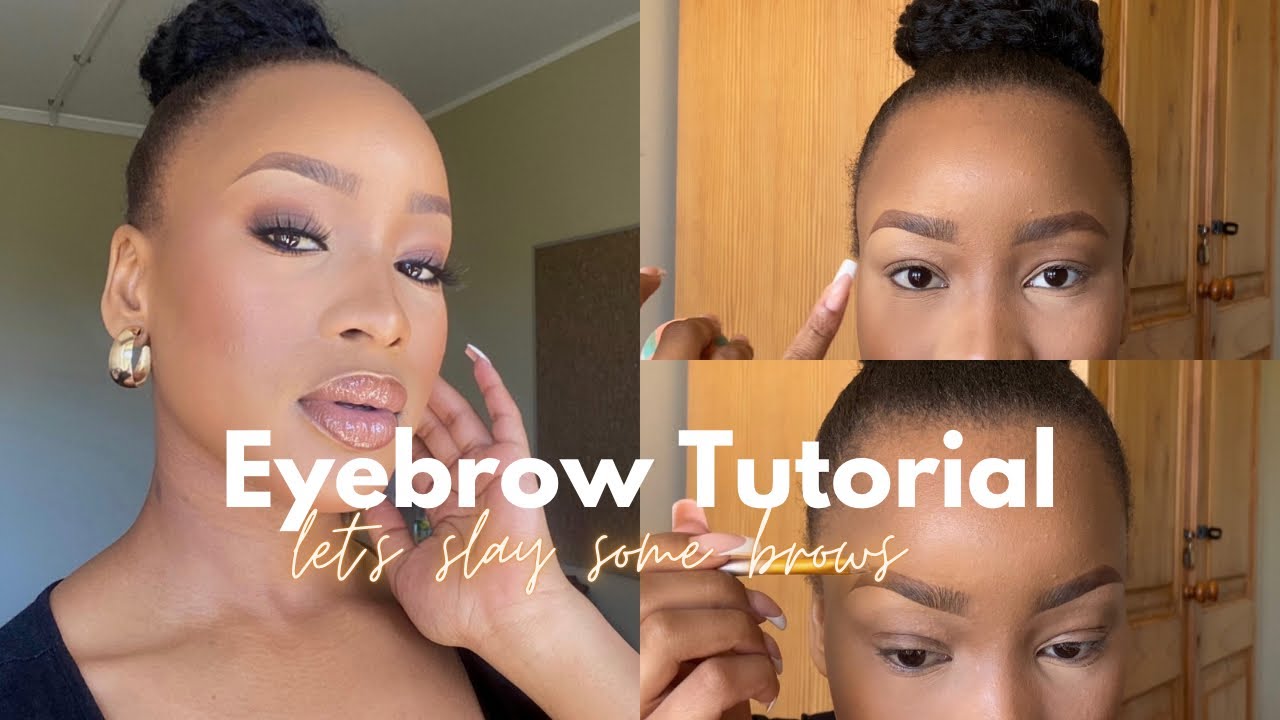 Detailed eyebrow tutorial | South African YouTuber - YouTube