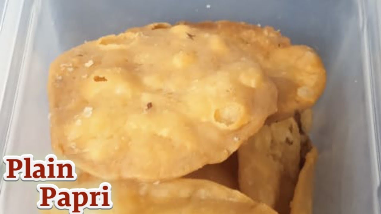 Homemade Papri Recipe|How to make Crispy papri at home for Chaat ...