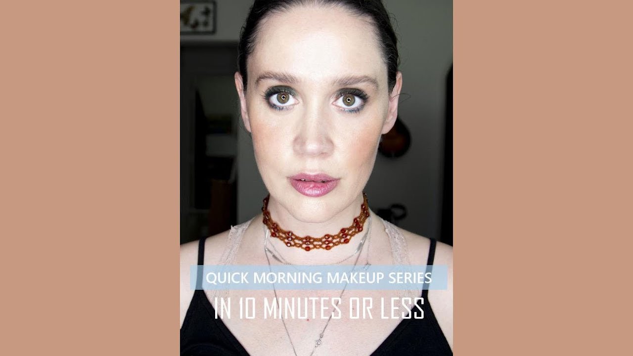 Quick Morning Makeup; Makeup in Less Than 10 Min; Bold Eye Makeup - YouTube