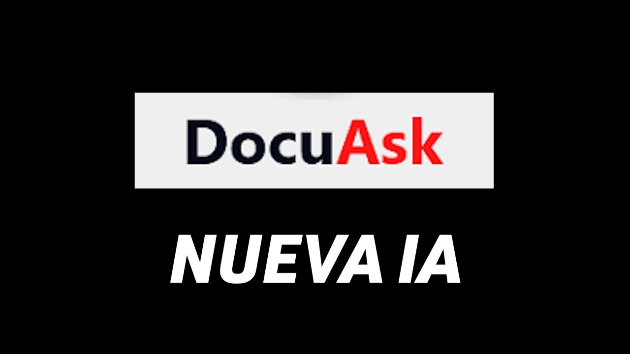 DocuAsk IA Es Mejor Que ChatGPT - YouTube