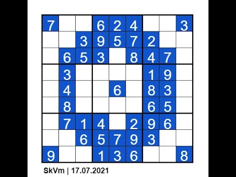 Unusual Sudoku Puzzle Step by Step Solution | 17.07.2021 - YouTube