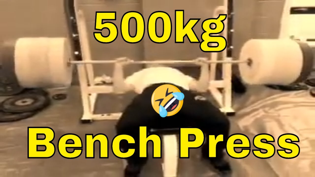 500kg (JOKE- just 4 fun)Bench press for Reps - YouTube