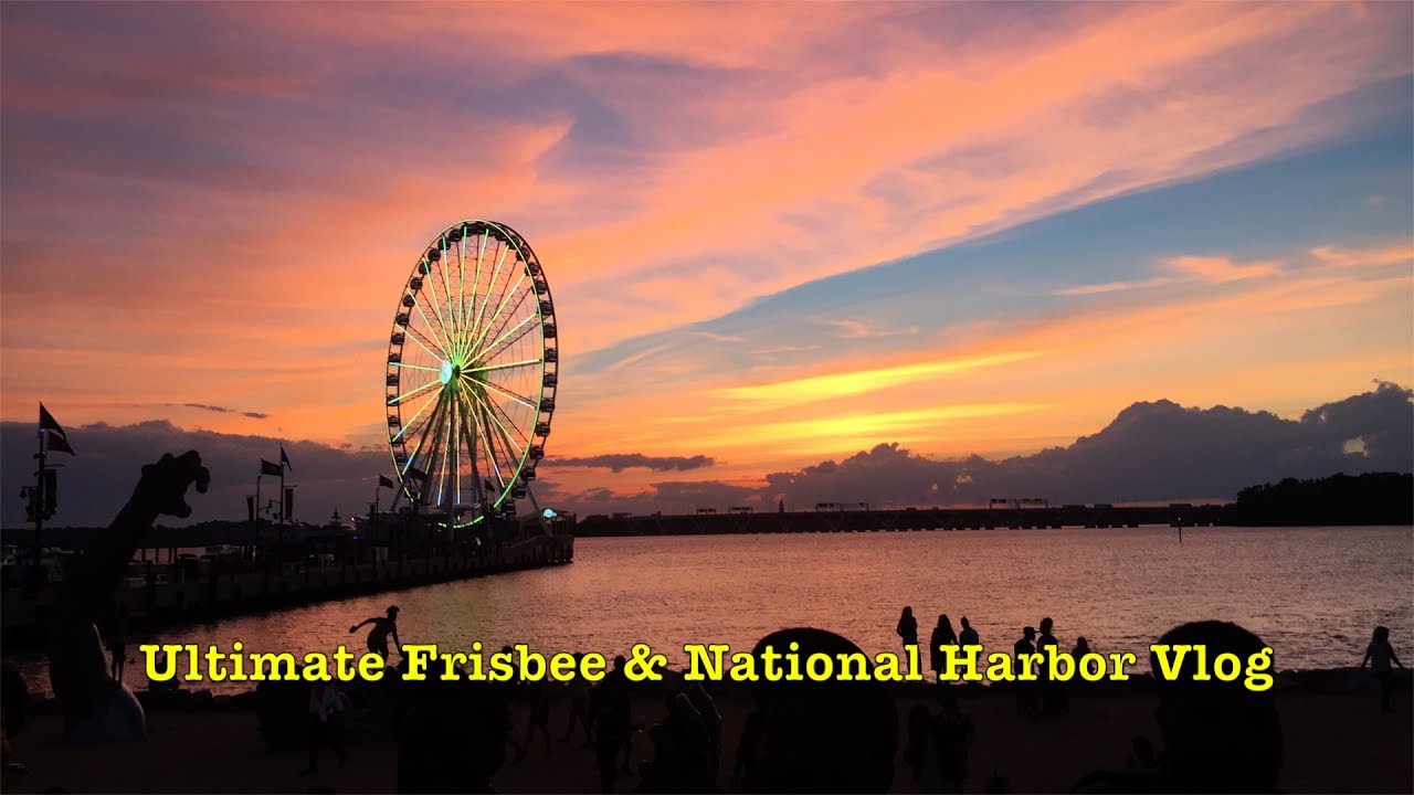 Ultimate Frisbee Match & National Harbor Trip! - YouTube