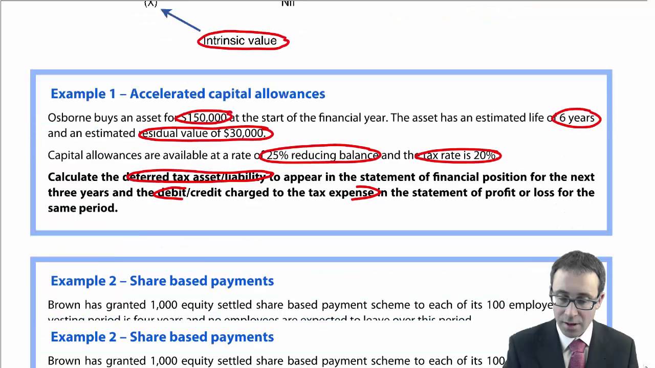 ACCA P2 Deferred tax - Individual company accounts - YouTube