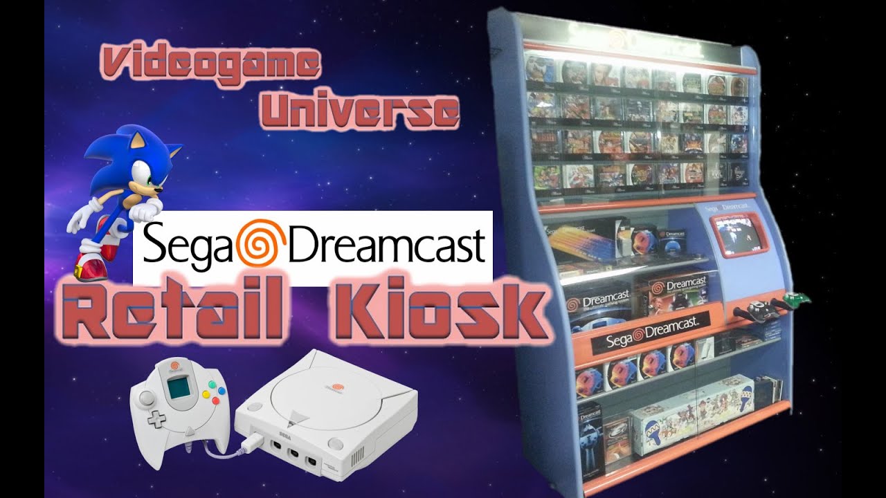 Sega Dreamcast retail kiosk - YouTube