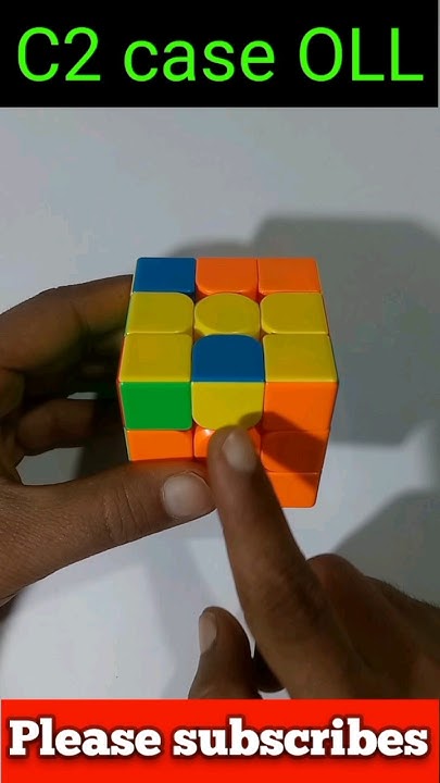 How to Solve C2 Case OLL On Rubik's cube - YouTube