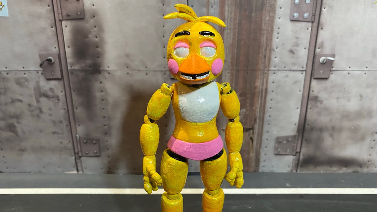 Funko Five Nights At Freddys Toy Chica Custom Figure Update Video - YouTube