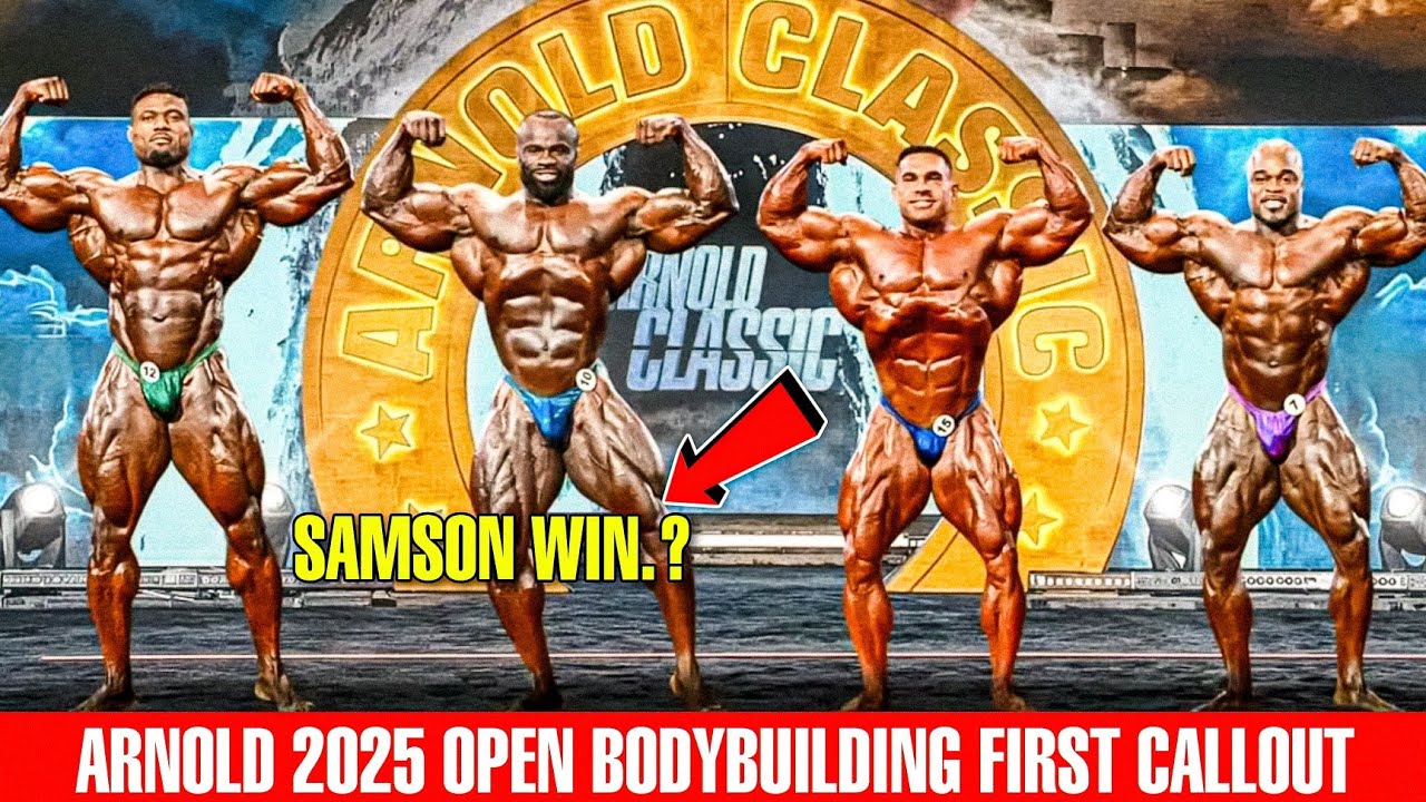 Samson Win Arnold Classic 🏅 | Open Bodybuilding First Callout | Arnold ...