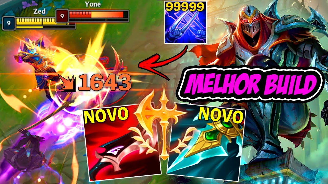 ZED JUNGLE MELHOR BUILD PATCH 13.10 *muito op* - LEAGUE OF LEGENDS ...
