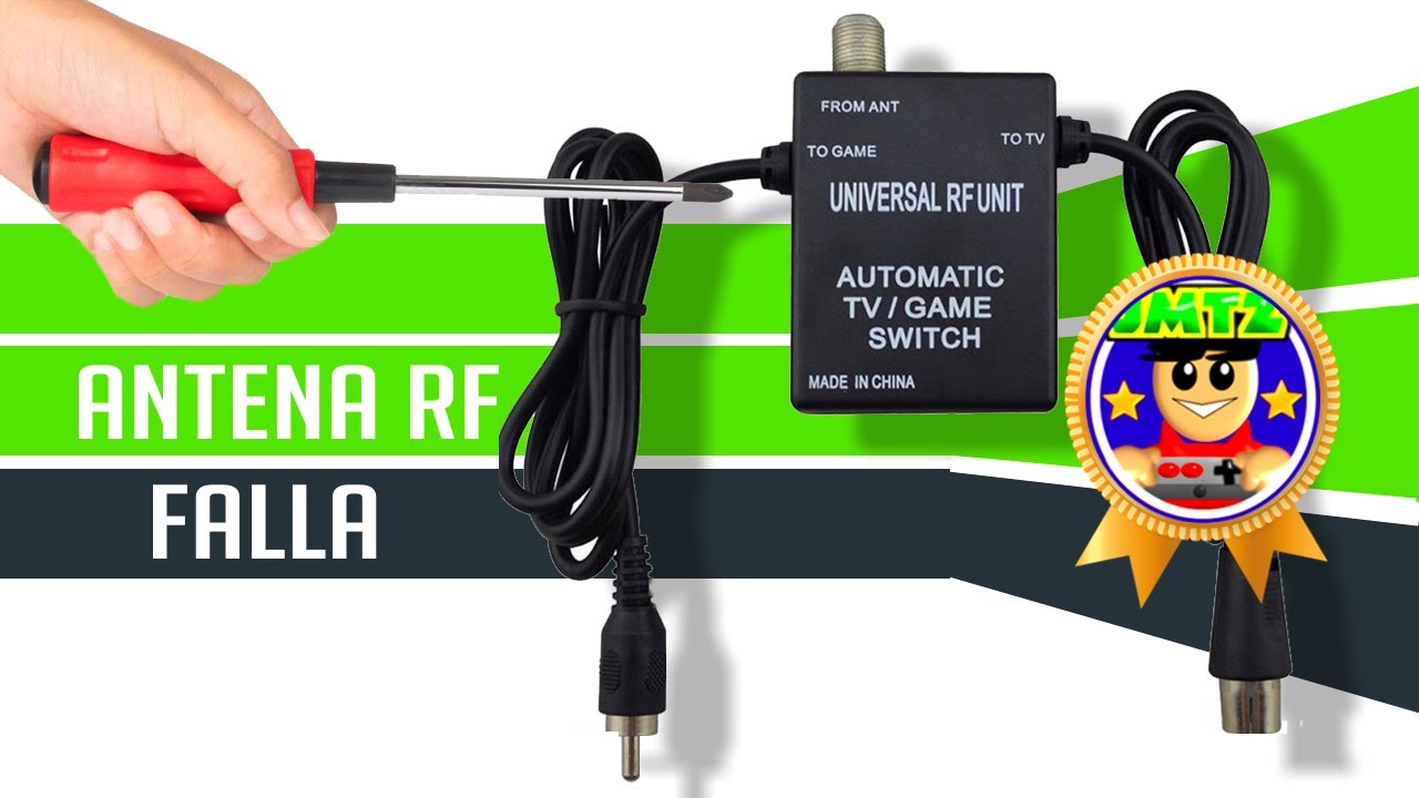 COMO REPARAR ANTENA RF SNES N64 - YouTube