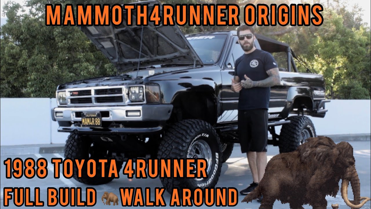 OG Mammoth4runner 1988 4runner Full Build Walk-around - YouTube