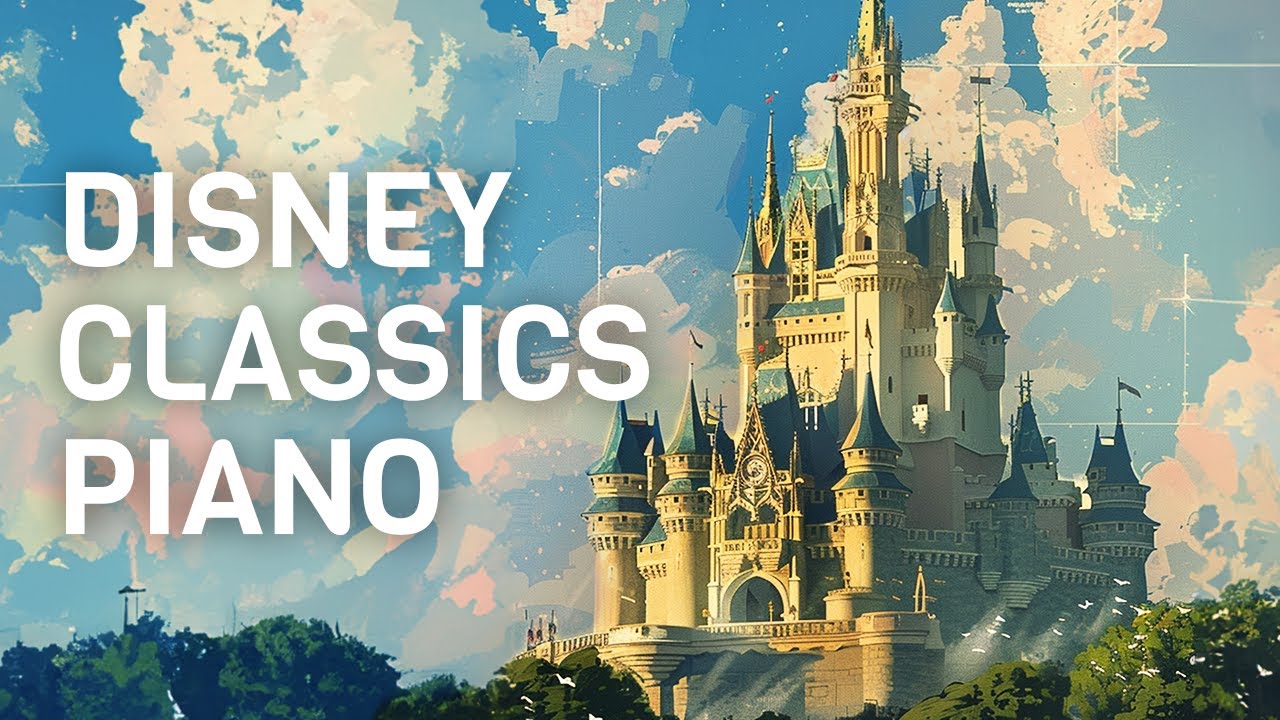 Disney Classic Piano Relaxing Music | 3 Hours Compilation For Sleep ...