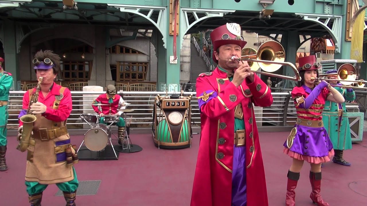 TDS Time Traveler Band team A タイムトラベラー・バンド（A） - YouTube