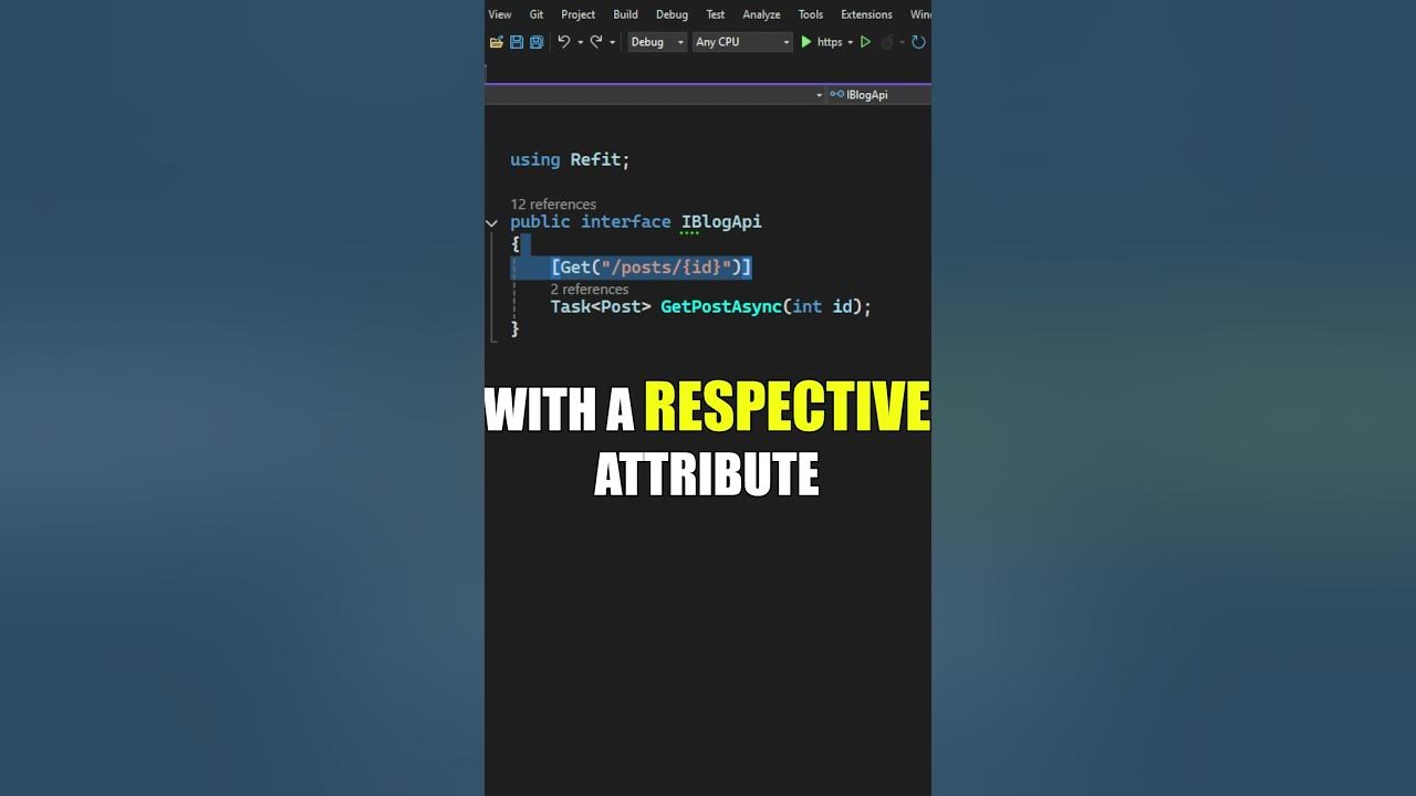 Refit - The Source Generated HttpClient You Must Know - YouTube