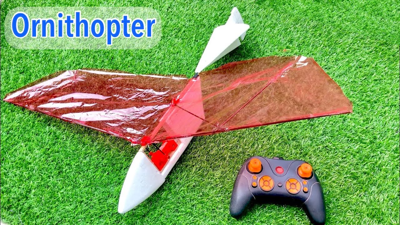 Building a Ornithopter with 3D printed Gearbox using RC Car Receiver ...