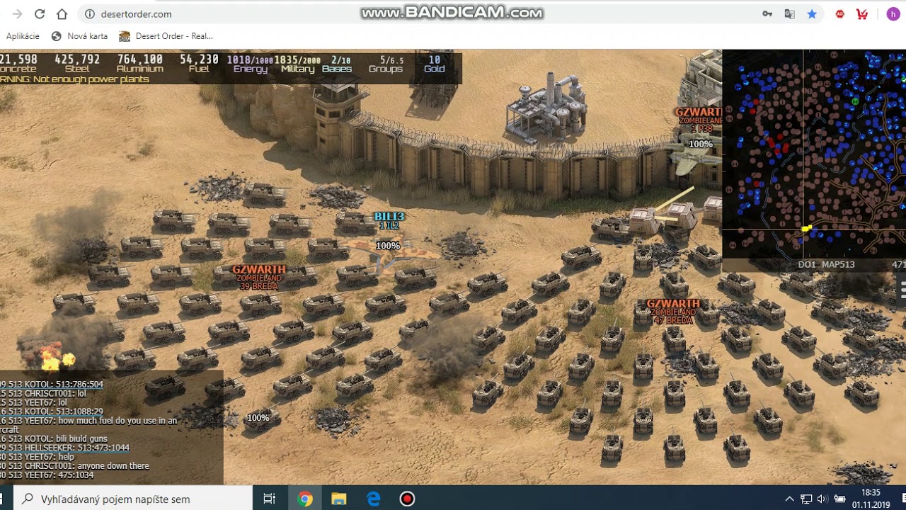 Desert Order Enemy attack on base with 20 guns - YouTube