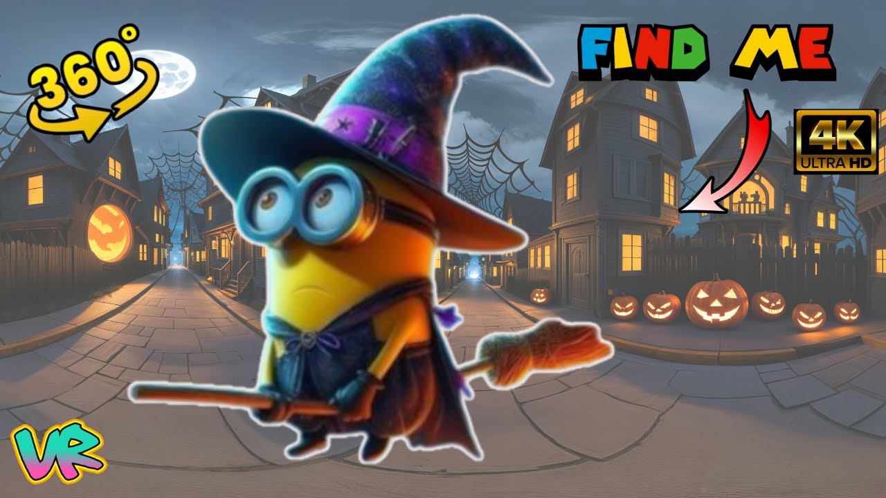 Find Minions Despicable Me4 | Minions on Helloween | Finding Challenge ...