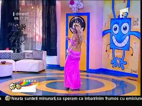 Jasmine Romanian blonde belly dancer woman Romania - YouTube