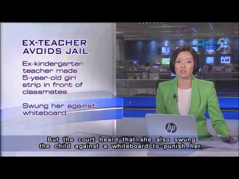 Kindergarten teacher gets 21 mth probation who made 5yr old girl strip - 19Jul2013
