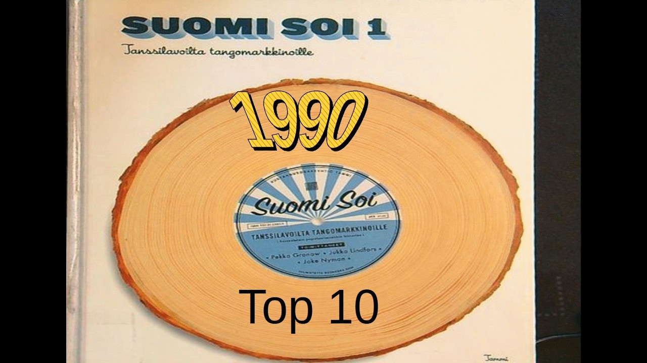 Suomen lista 1990 - Finnish Charts 1990 - Top 10 - YouTube