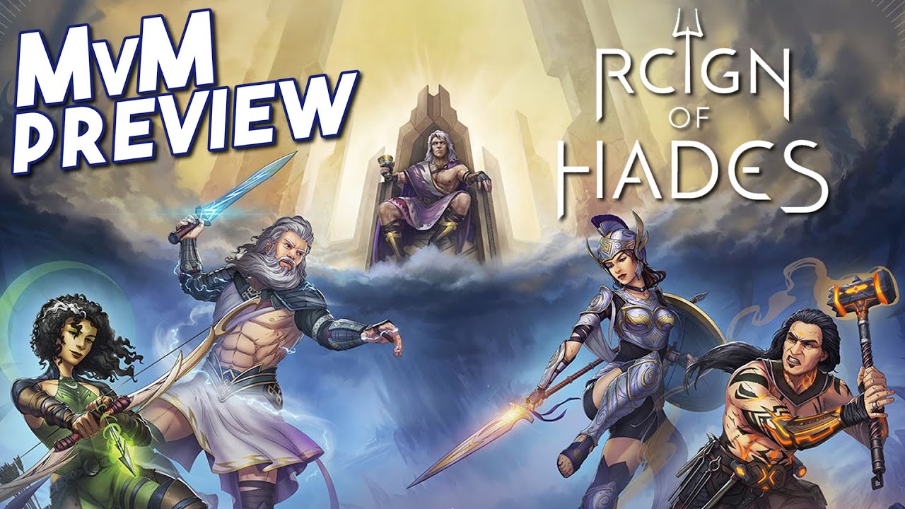 Reign of Hades Preview - A Euro Twist on Campaign Games - YouTube