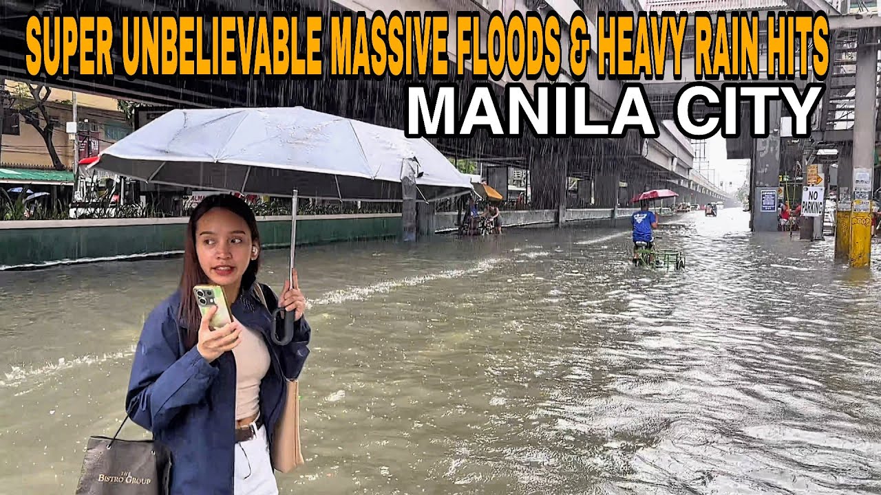 SUPER UNBELIEVABLE MASSIVE FLOODS AND HEAVY RAIN TRAGEDY HITS IN MANILA ...