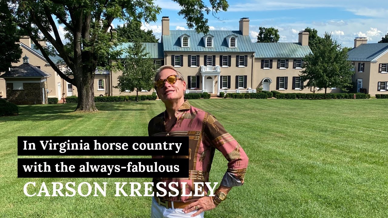 Touring $27 Million Equestrian Estate with Carson Kressley - YouTube