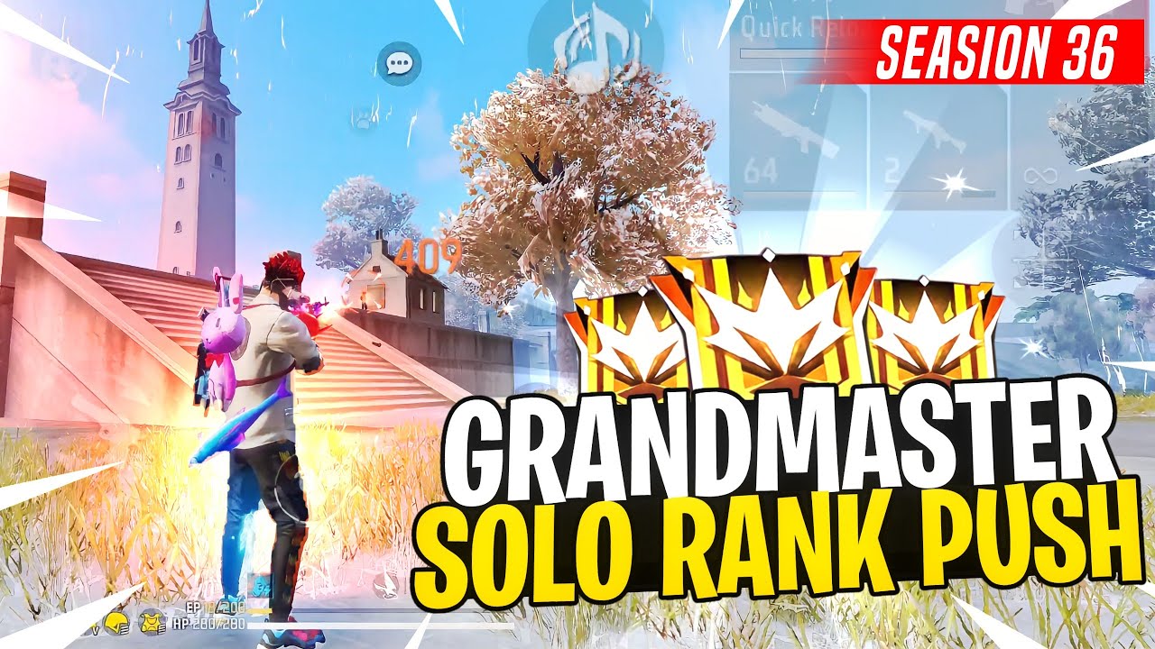 Solo Rank Push Grandmaster 😍 || Solo Grandmaster Rank Push || SEASON 36 ...