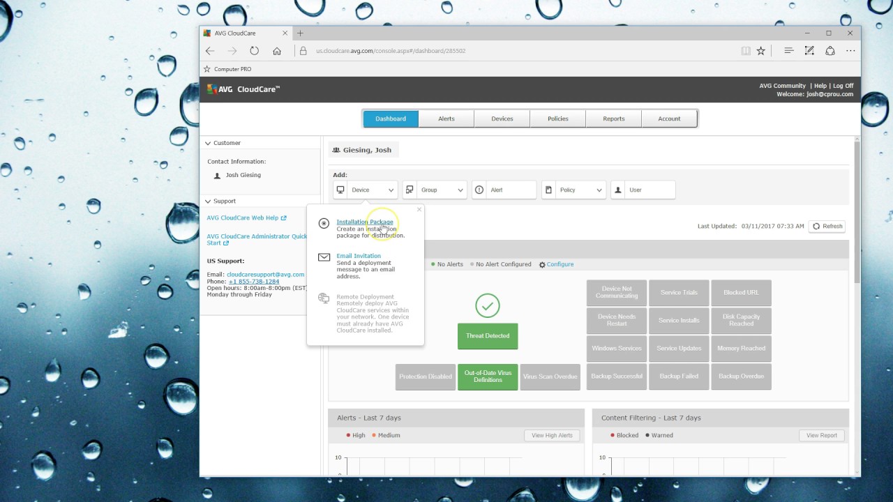 Installing AVG CloudCare Part 1 - YouTube
