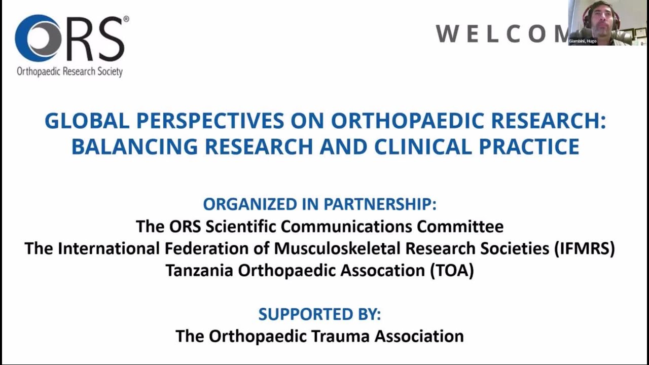 Global Perspectives on Orthopaedic Research: Balancing Research and ...