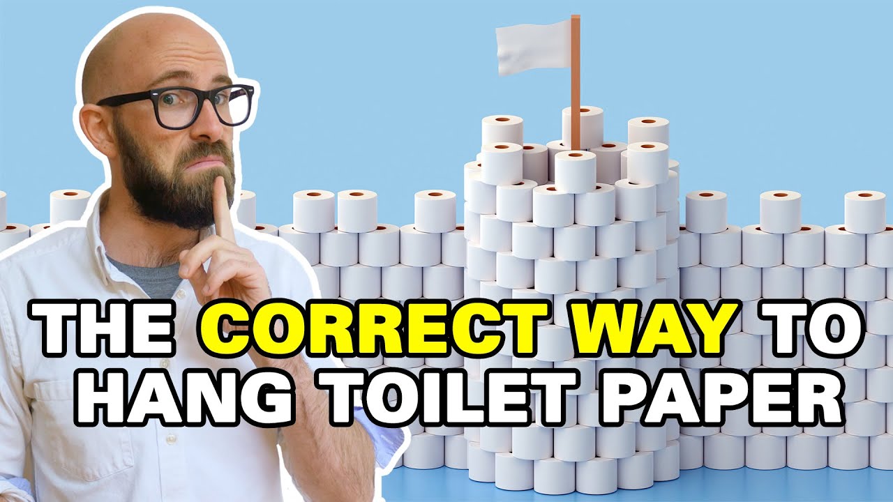What is the Objectively Correct Way to Hang Toilet Paper? - YouTube