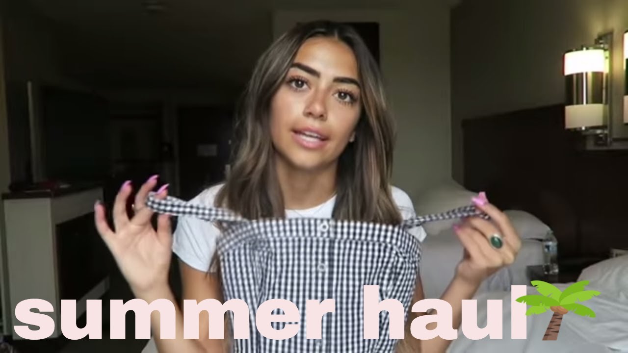 SUMMER CLOTHING HAUL 2018! - YouTube