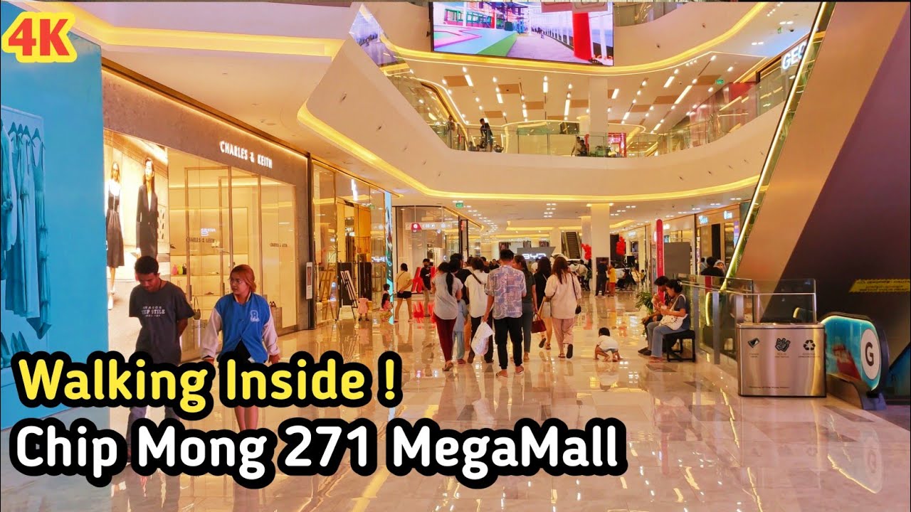 4K Walking Inside Chip Mong 271 Megamall - YouTube