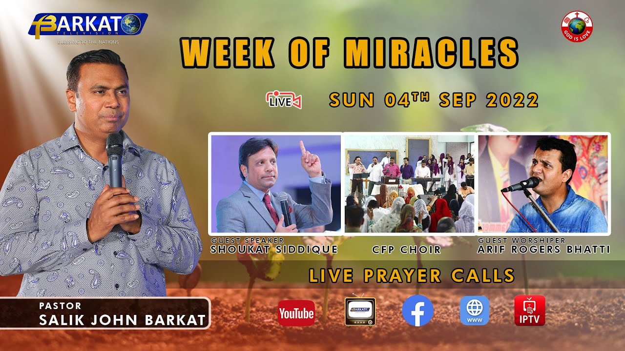 🔴🅻🅸🆅🅴 -- A Week of Miracles/ Kingdom Partners || Day 01 || Barkat Tv ...