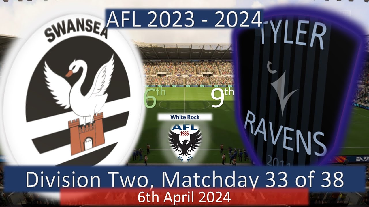 2023 - 2024 Division Two MD33, Swansea v Tyler Ravens - YouTube