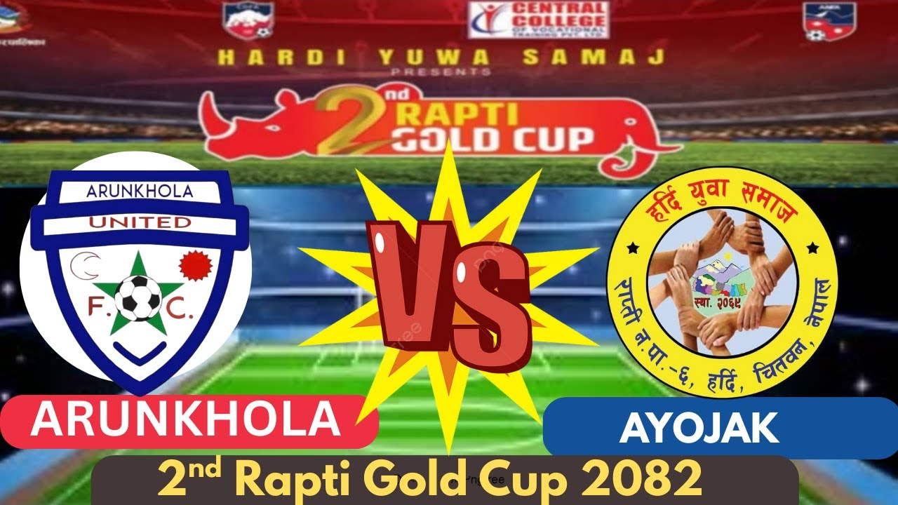 Quarter final || Arunkhola vs Hardi tuba samaj || @Bishallosports ...