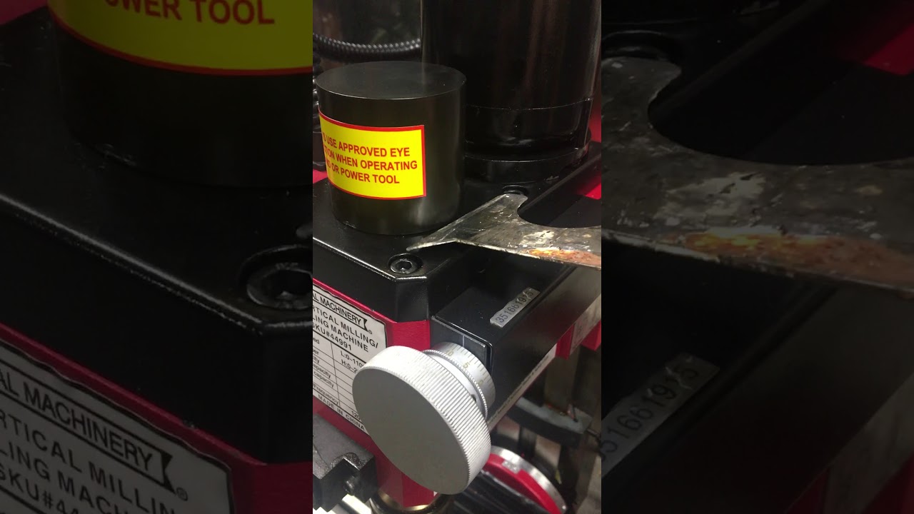 finding drawbar Harbor freight Sieg X2 mini mill - YouTube