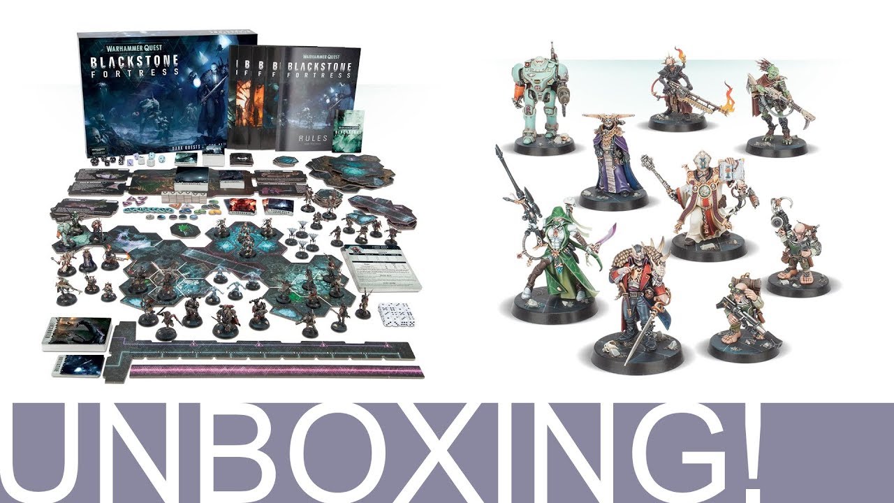 Unboxing Warhammer Quest - Blackstone Fortress (WH40K) - First ...