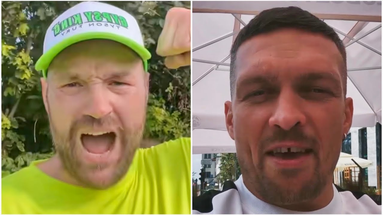 Usyk Taunts Fury With "Greedy Belly" Jibe Ahead Of Rematch - Latest ...