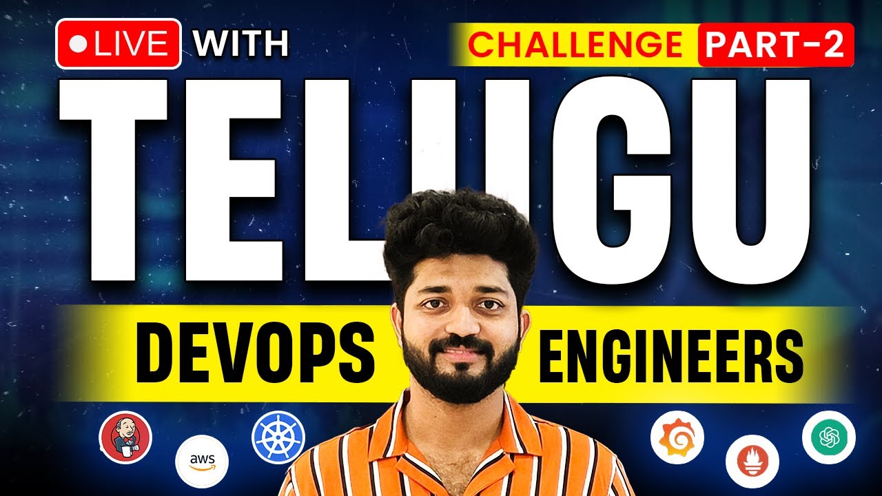Free DevOps/SRE Mentorship || Live with Telugu DevOps Community || Challenge PART2 - YouTube